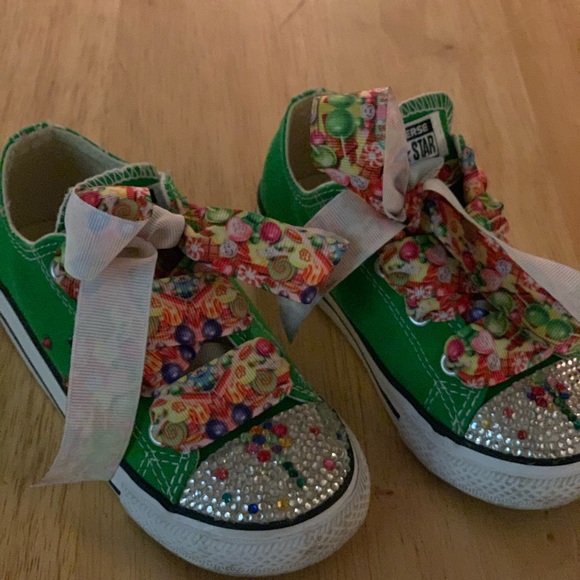 Converse | Shoes | Custom Bling Converse Candy Theme | Poshmark